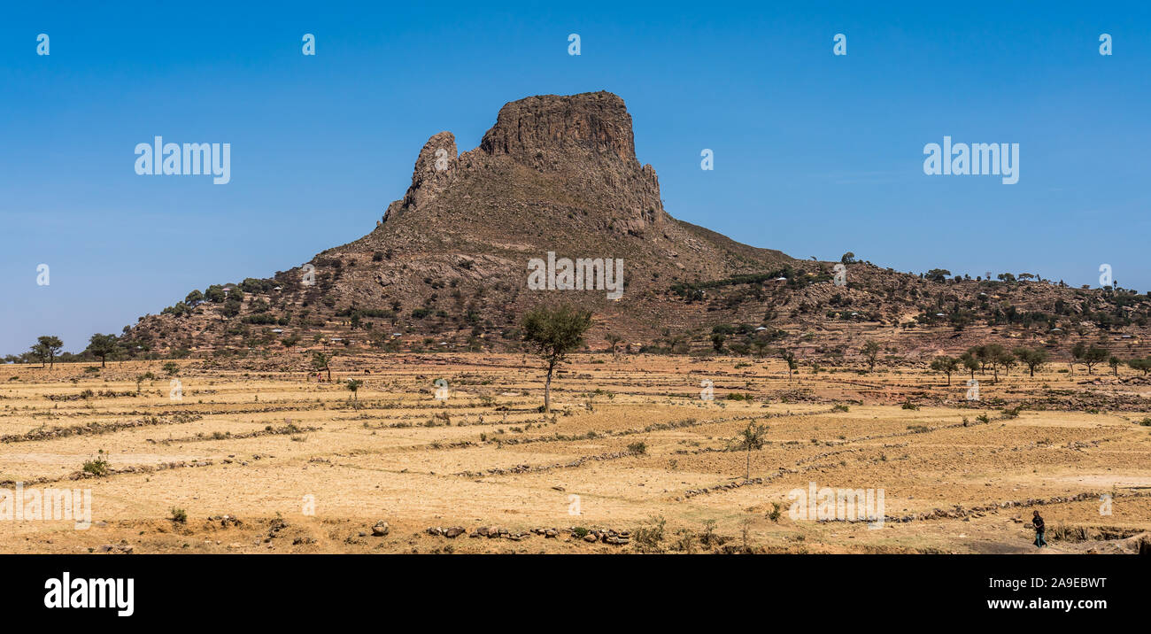 Landscape in Gheralta in Tigray, Northern Ethiopia Stock Photo - Alamy