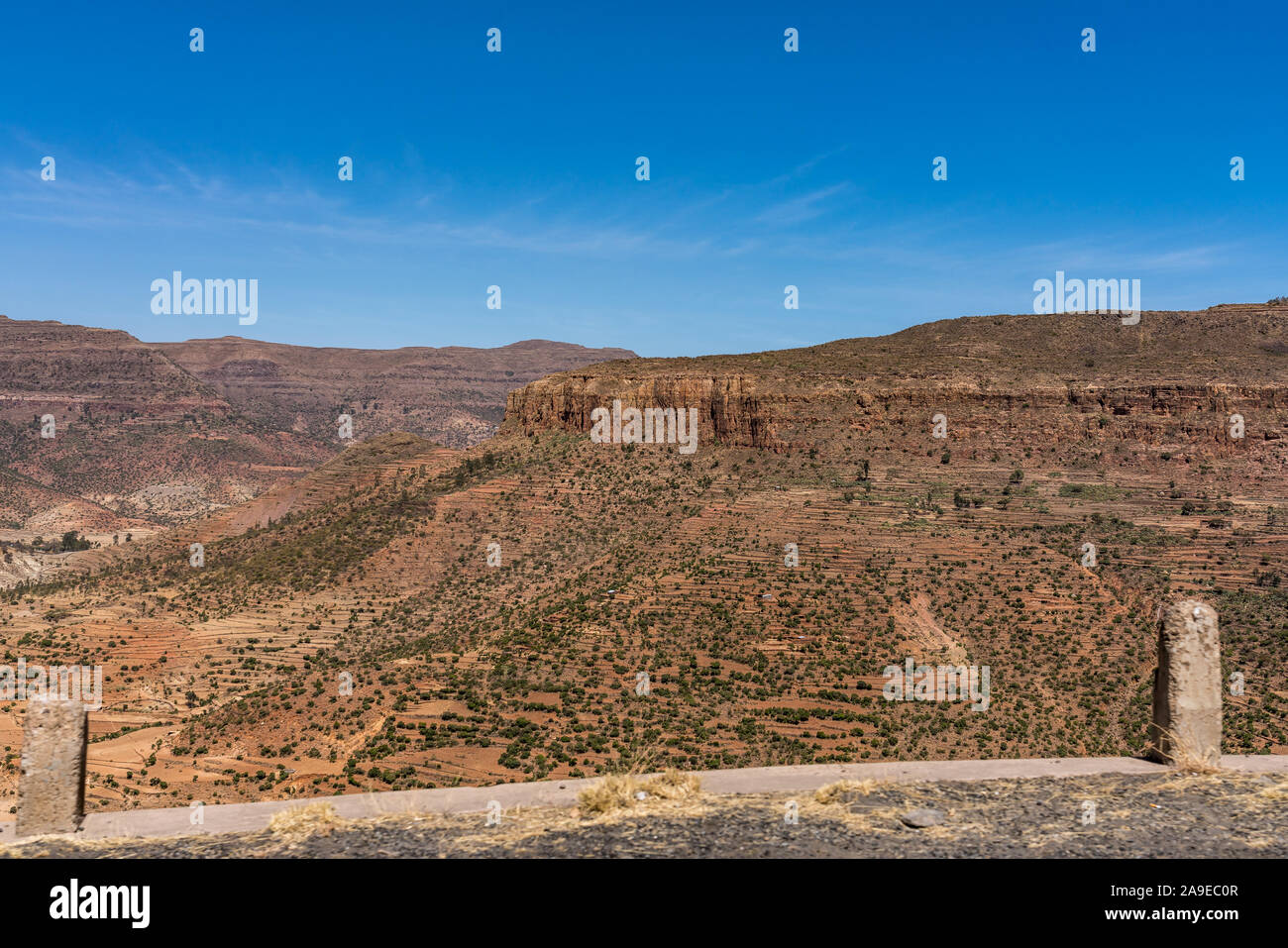 Landscape in Gheralta in Tigray, Northern Ethiopia Stock Photo - Alamy