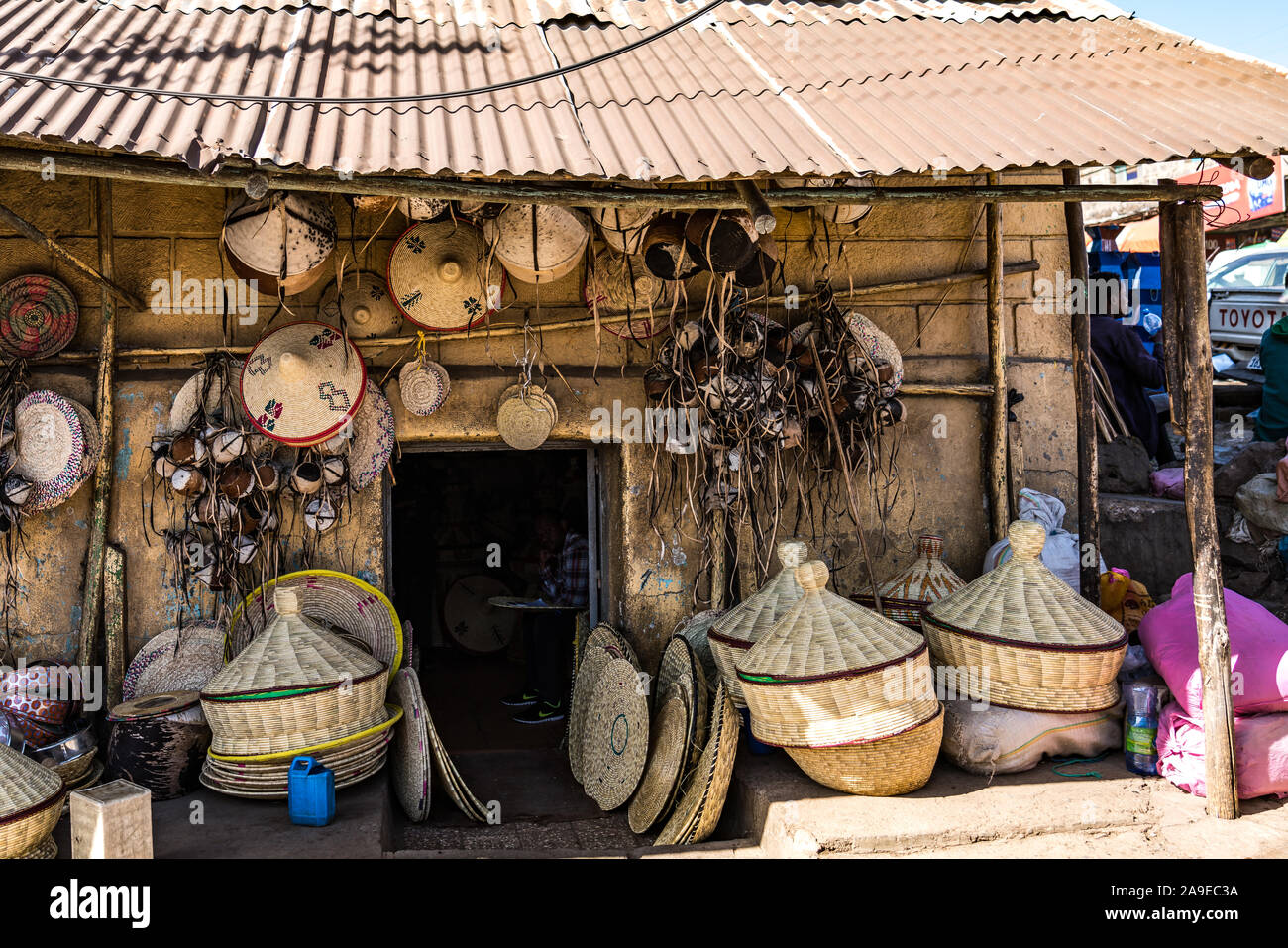 Addis Mercato in Addis Abeba, Ethiopia in Africa Stock Photo - Alamy