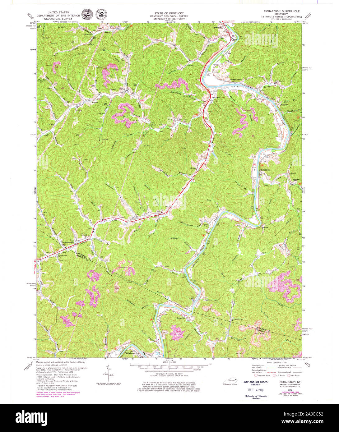 Map of richardson Cut Out Stock Images & Pictures - Alamy