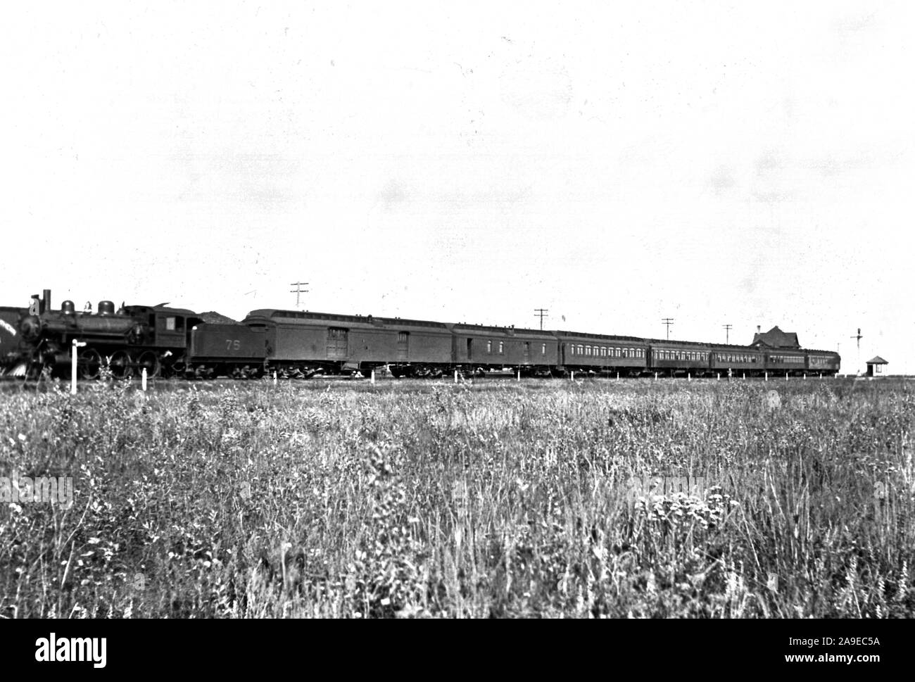 Vintage railroad train saskatchewan hi-res stock photography and images ...