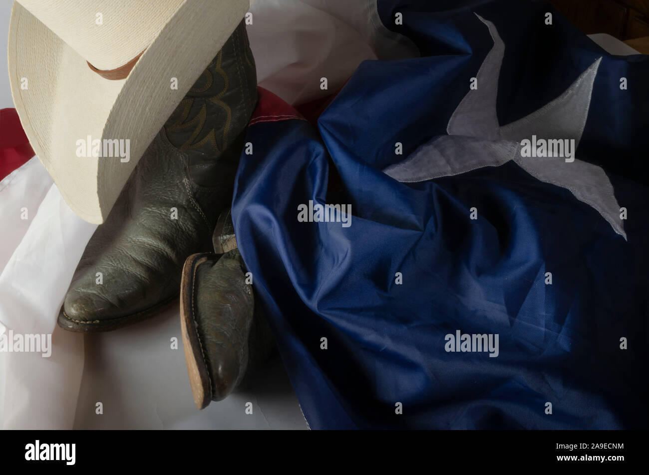 Cowboy boots texas flag hi-res stock photography and images - Alamy