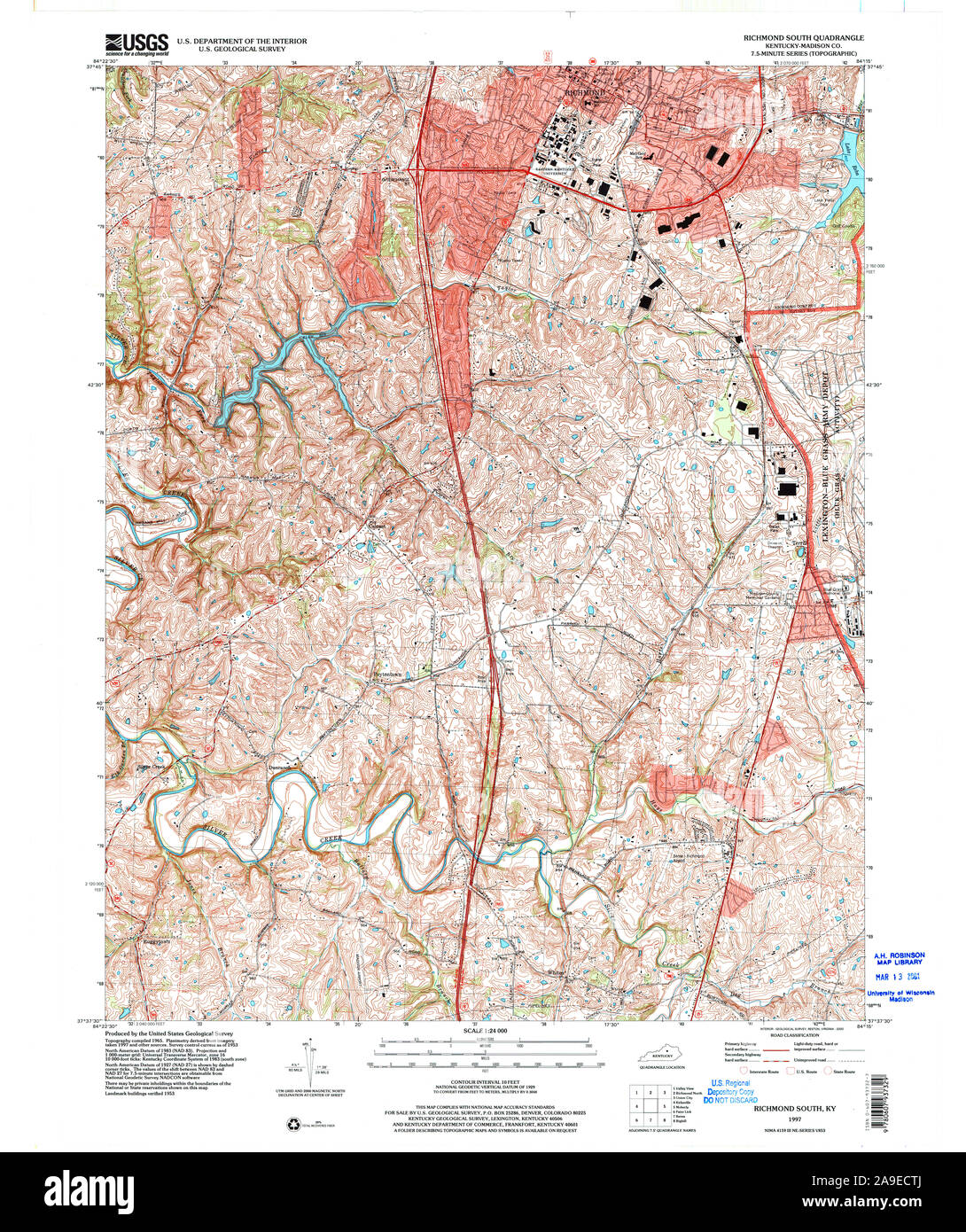 Map Of Richmond Ky Area