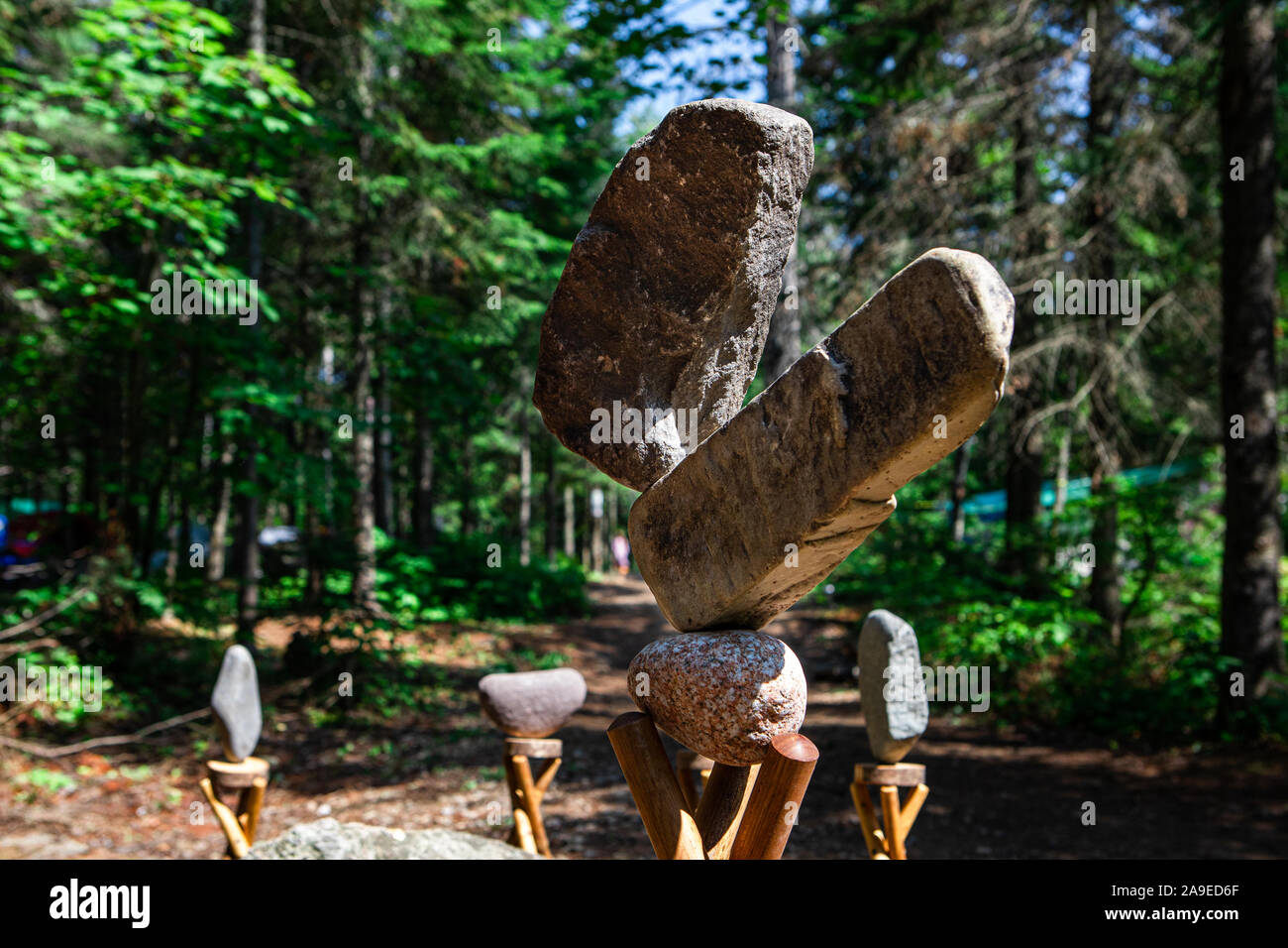 Naturally balanced stones hi-res stock photography and images - Alamy