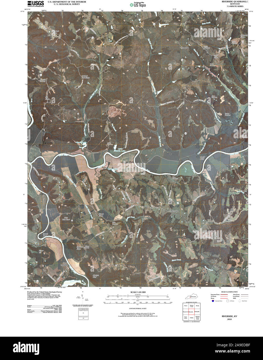 Map of riverside Cut Out Stock Images & Pictures - Alamy