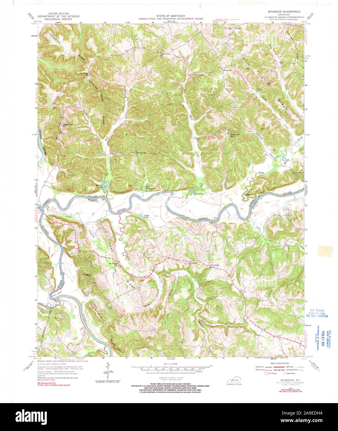 Map of riverside Cut Out Stock Images & Pictures - Alamy