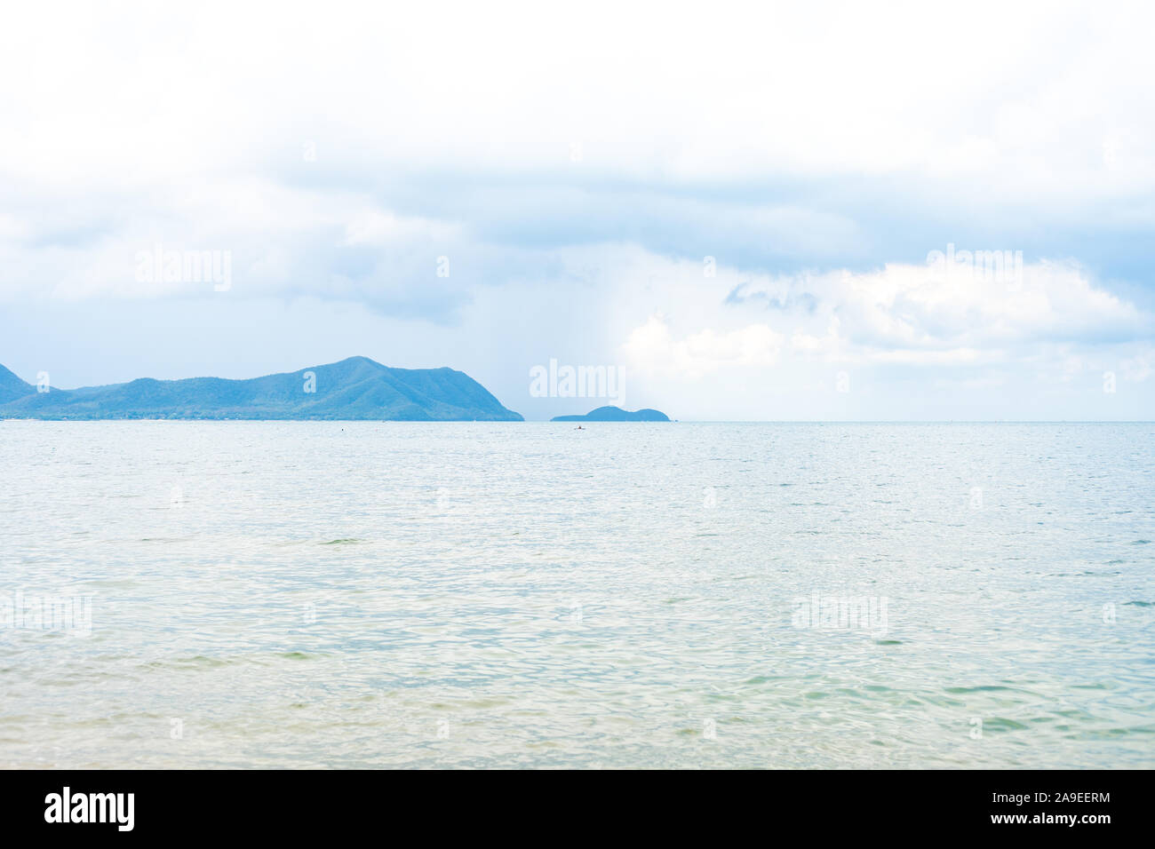 Mountains landscape at sunrise - cloudy sky in pastel colors for your ...
