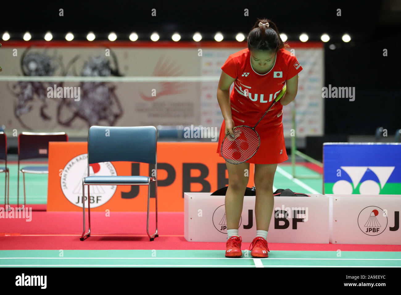 Tokyo, Japan. 15th Nov, 2019. Kaede Kameyama (JPN) Badminton : HULIC ...