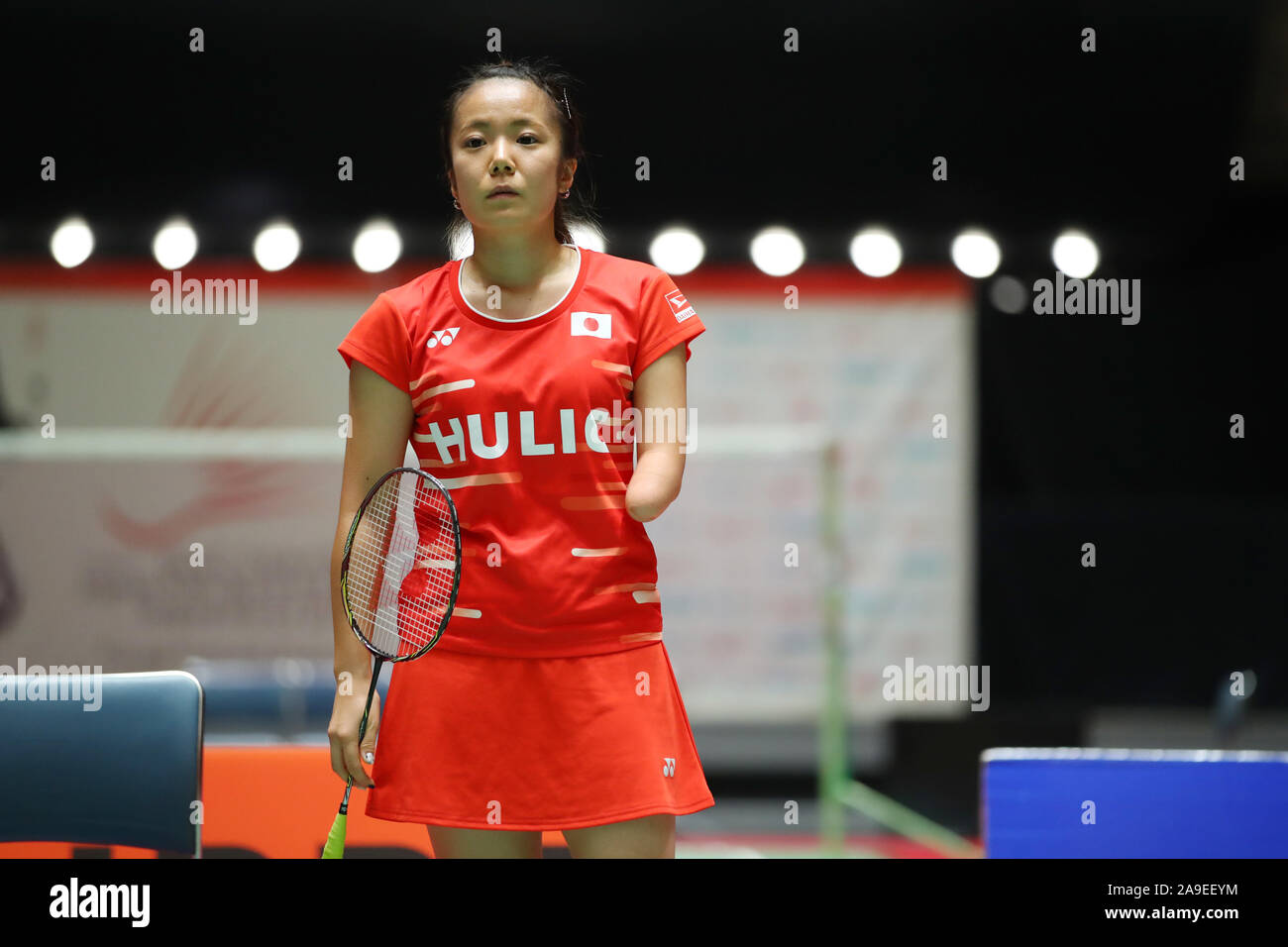Tokyo, Japan. 15th Nov, 2019. Kaede Kameyama (JPN) Badminton : HULIC ...