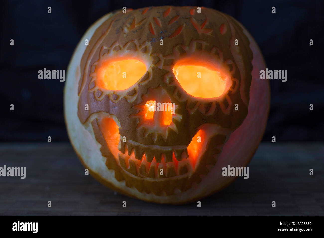 Day Of The Dead Pumpkin Pattern