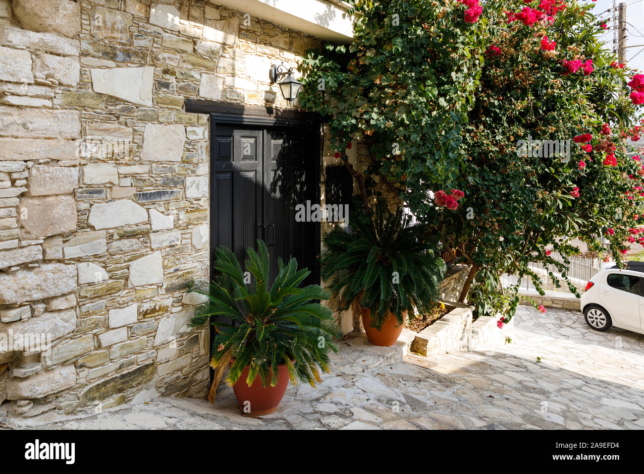 Traditional houses in Skarinou village, Cyprus Stock Photo - Alamy