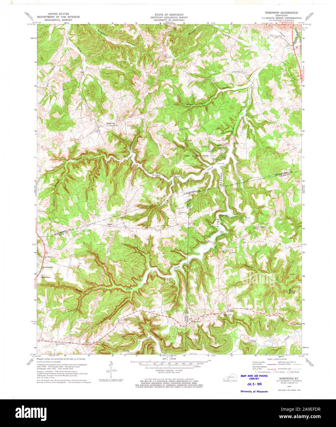Map of rosewood hi-res stock photography and images - Alamy