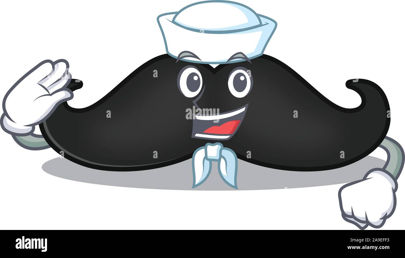 mustache character the on a stylized sailor Stock Vector Image & Art ...
