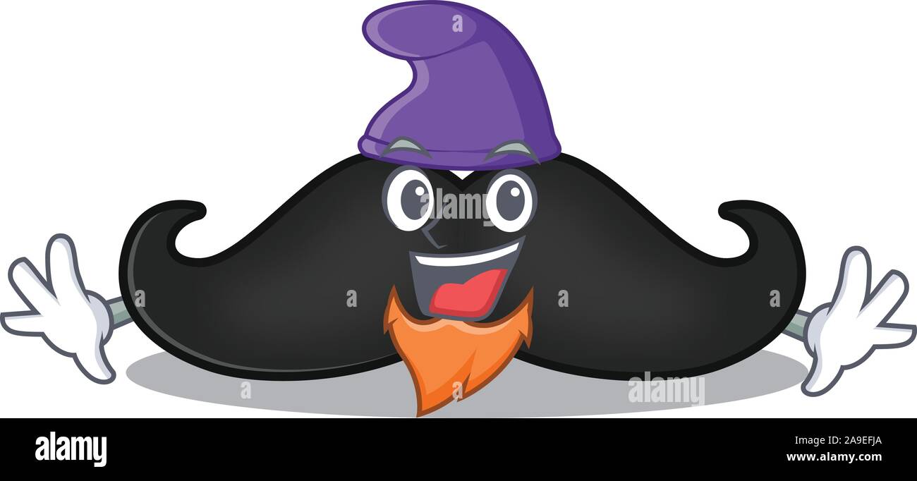 mustache character the on a stylized elf Stock Vector Image & Art - Alamy