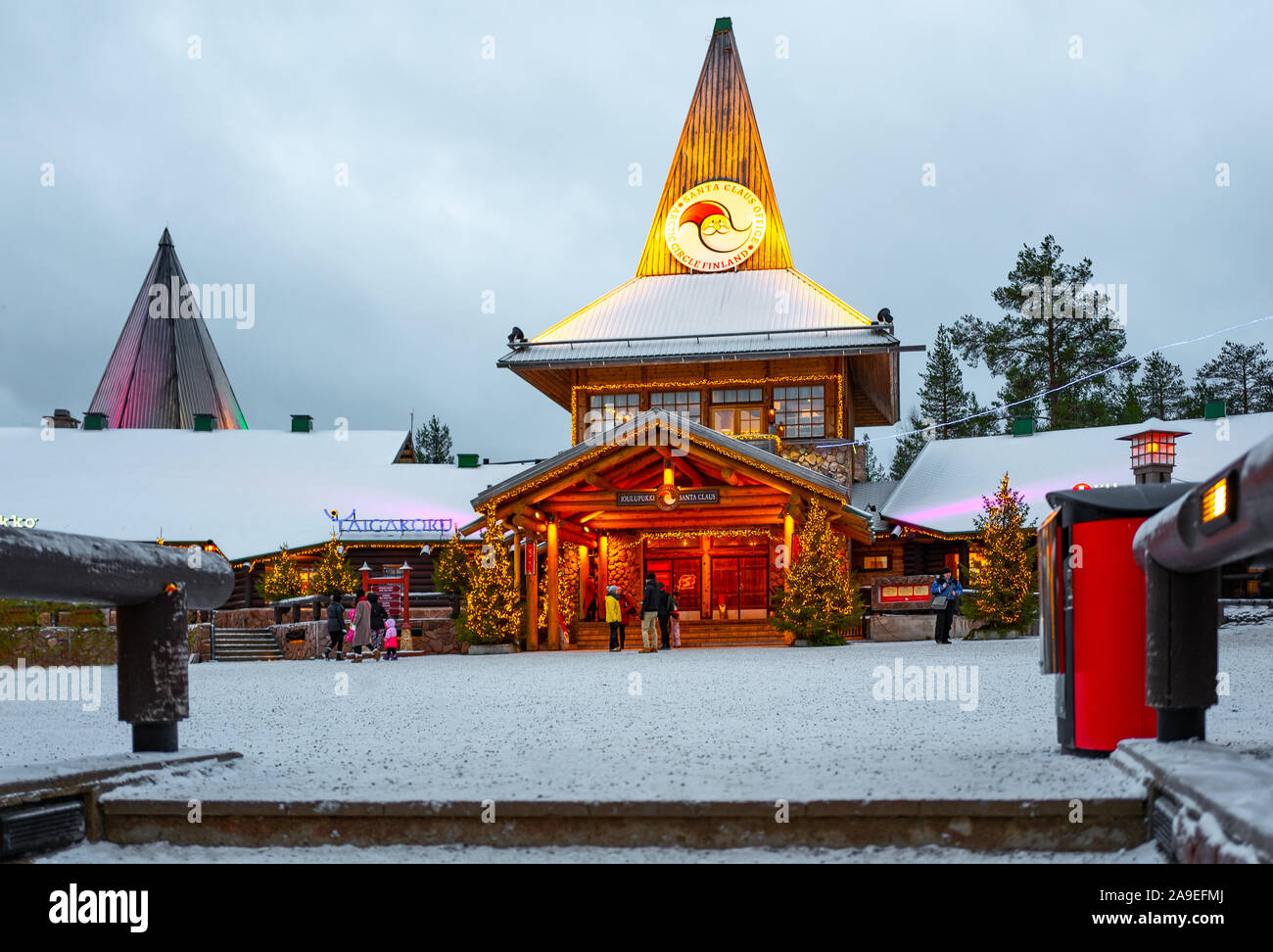 Rovaniemi santa park hi-res stock photography and images - Alamy