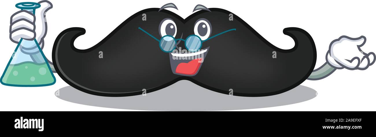 mustache mascot isolated with the professor cartoon Stock Vector Image ...