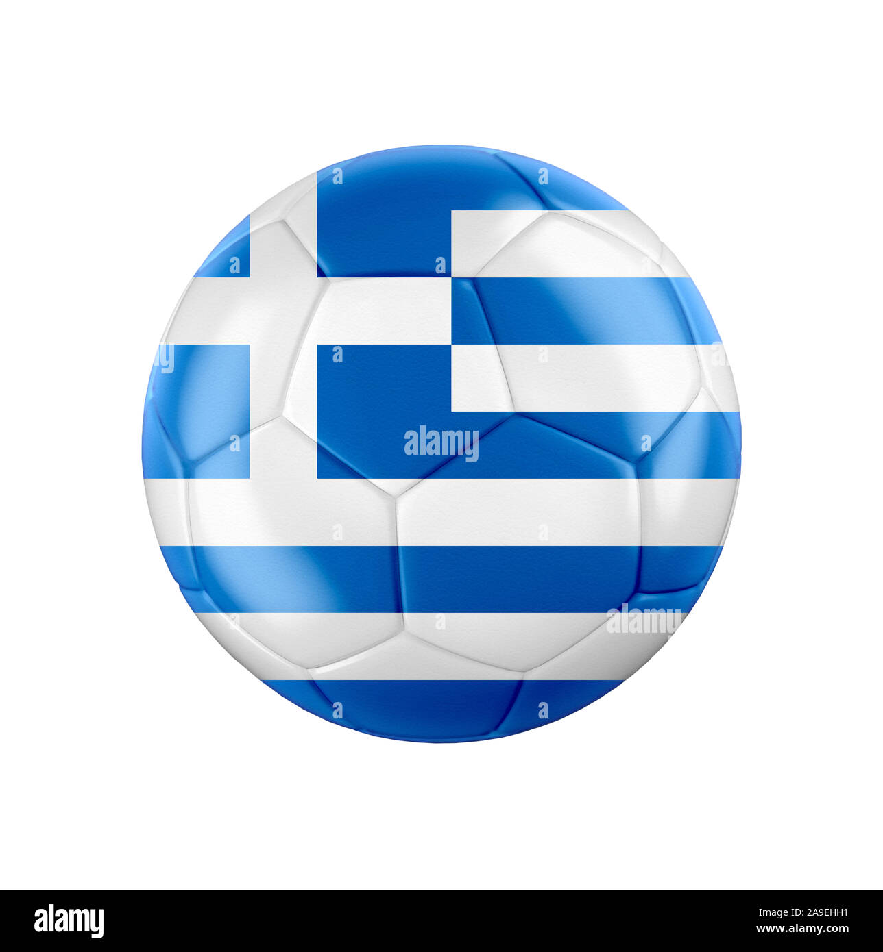 Soccer football with greece flag illustration Cut Out Stock Images ...