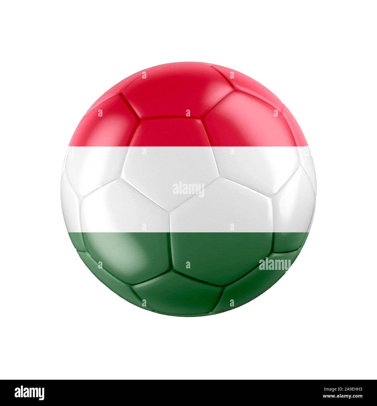 Football hungary flag Cut Out Stock Images & Pictures - Alamy