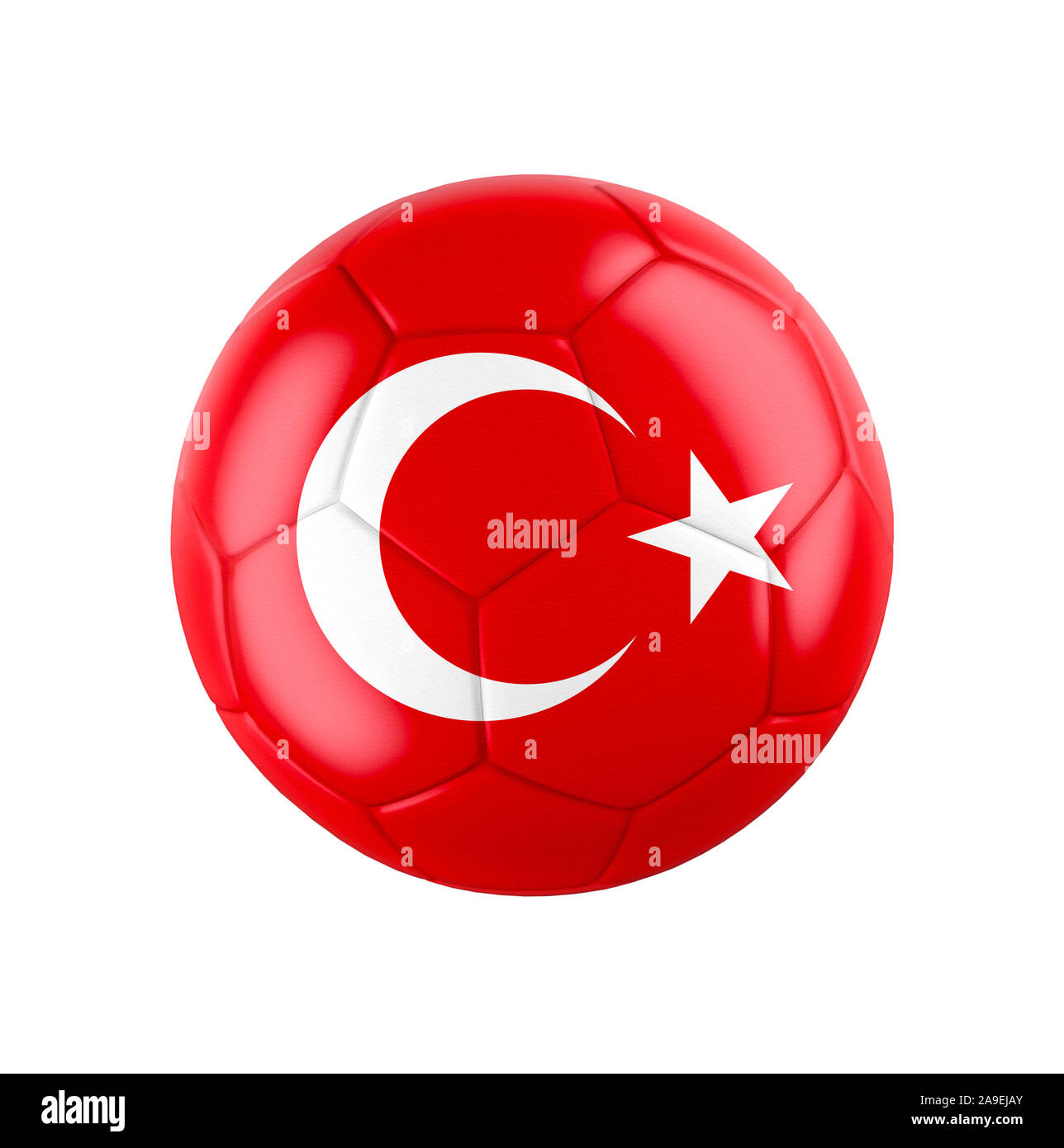 Soccer ball national flag turkey Cut Out Stock Images & Pictures - Alamy