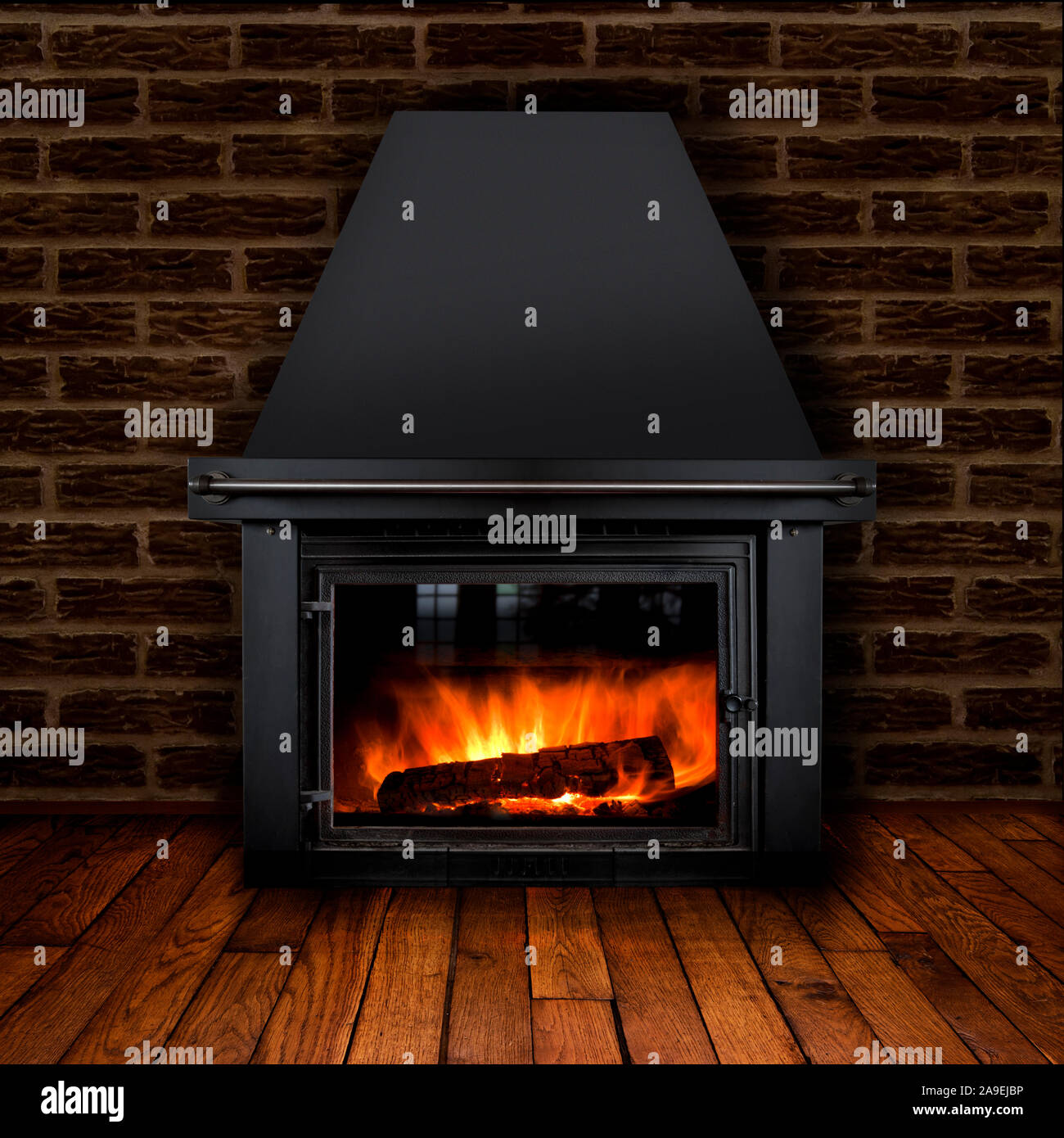 Log burning fire pits hi-res stock photography and images - Alamy