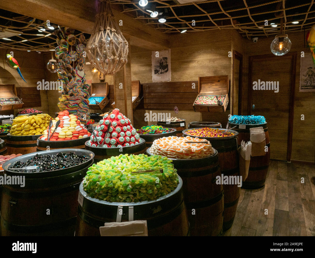 Stock photo of an interior of a candy wood shop in Dubrovnik, Croatia ...