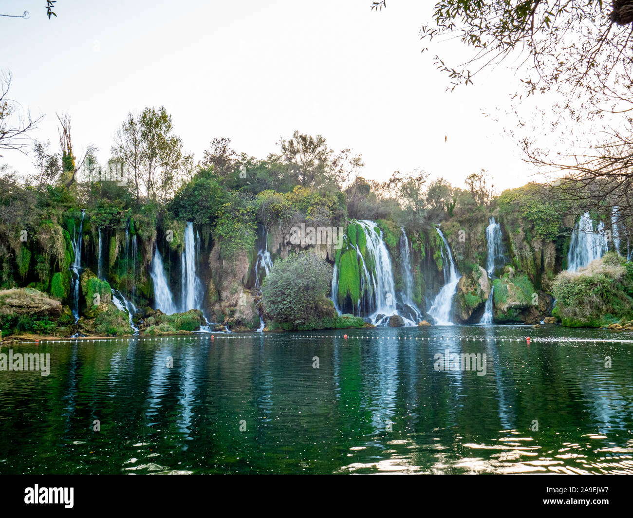 Stock photo of waterfalls on Lake Kravice Stock Photo - Alamy