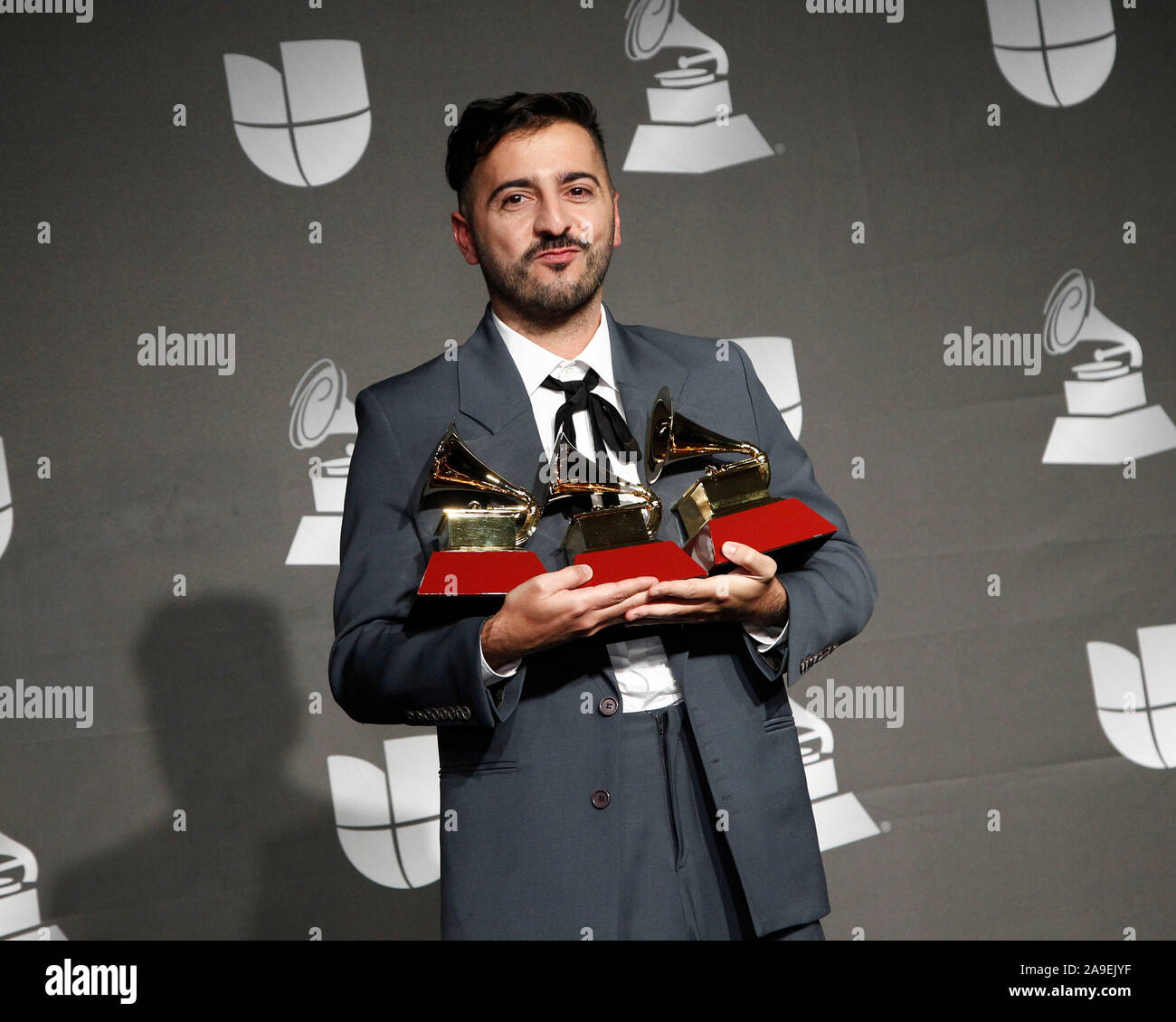 Las Vegas, United States. 14th Nov, 2019. El Guincho appears backstage ...