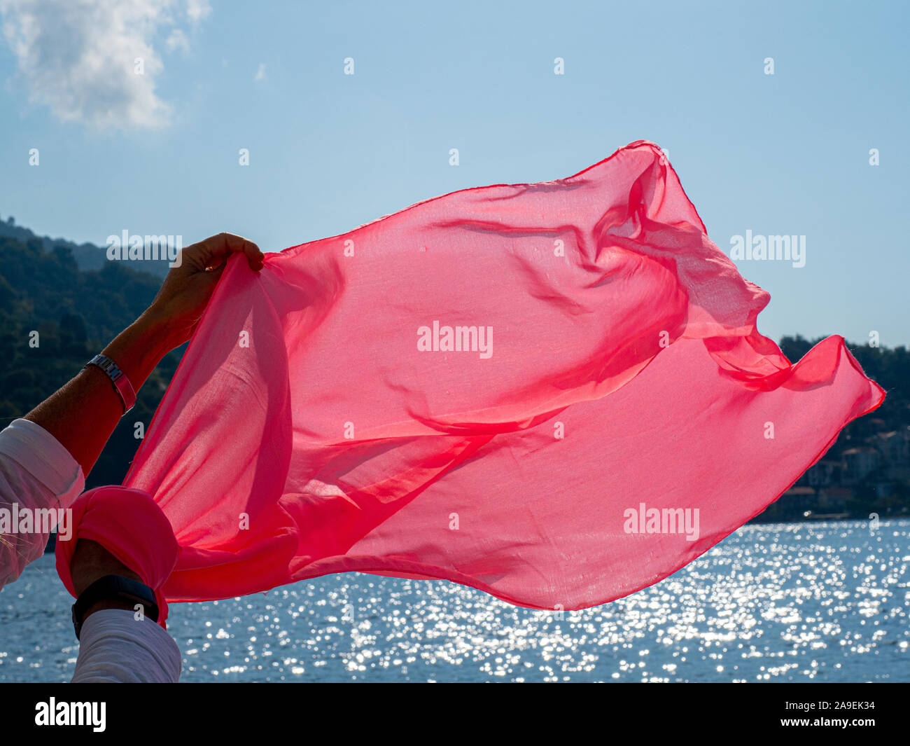 Wave handkerchief High Resolution Stock Photography and Images - Alamy