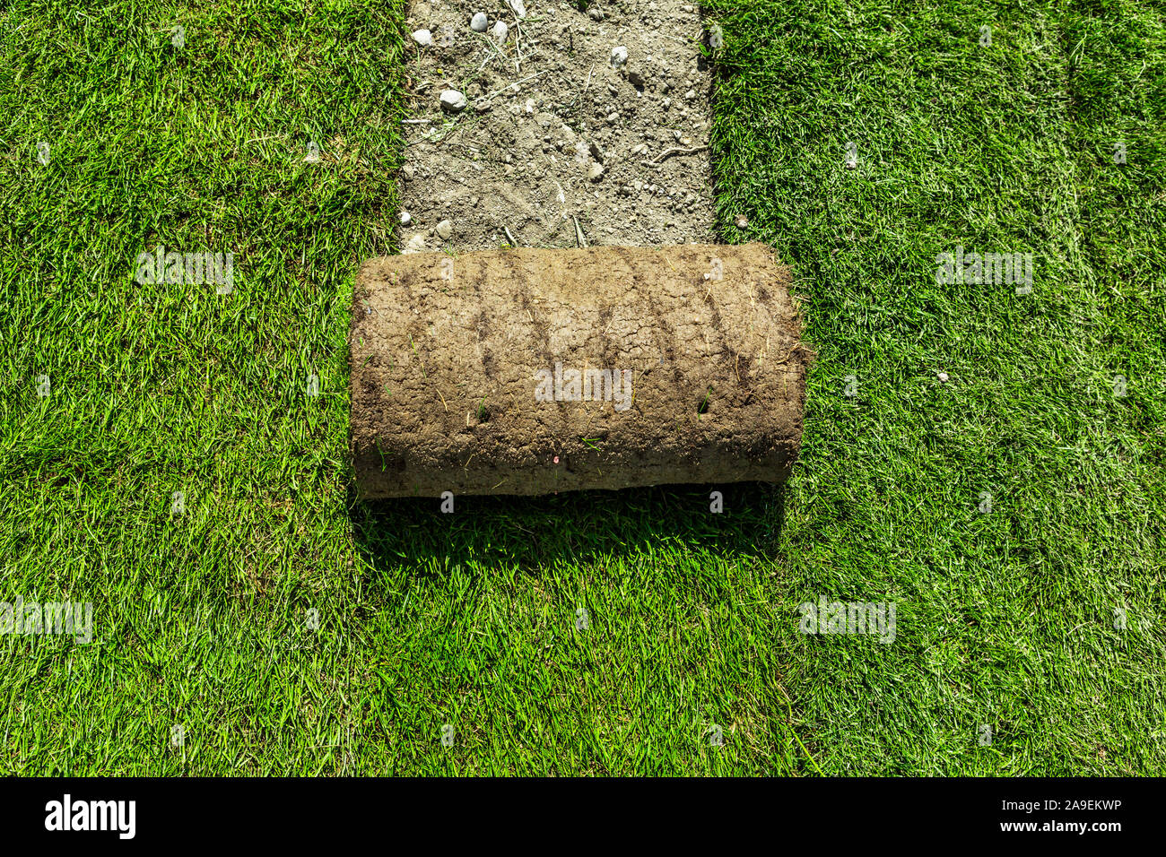 Rolling new turf hi-res stock photography and images - Alamy
