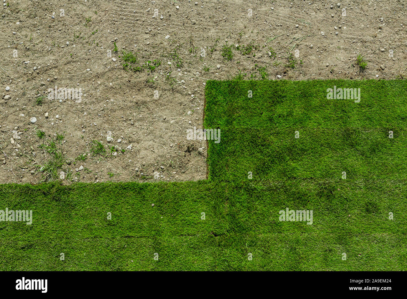 Rolling new turf hi-res stock photography and images - Alamy