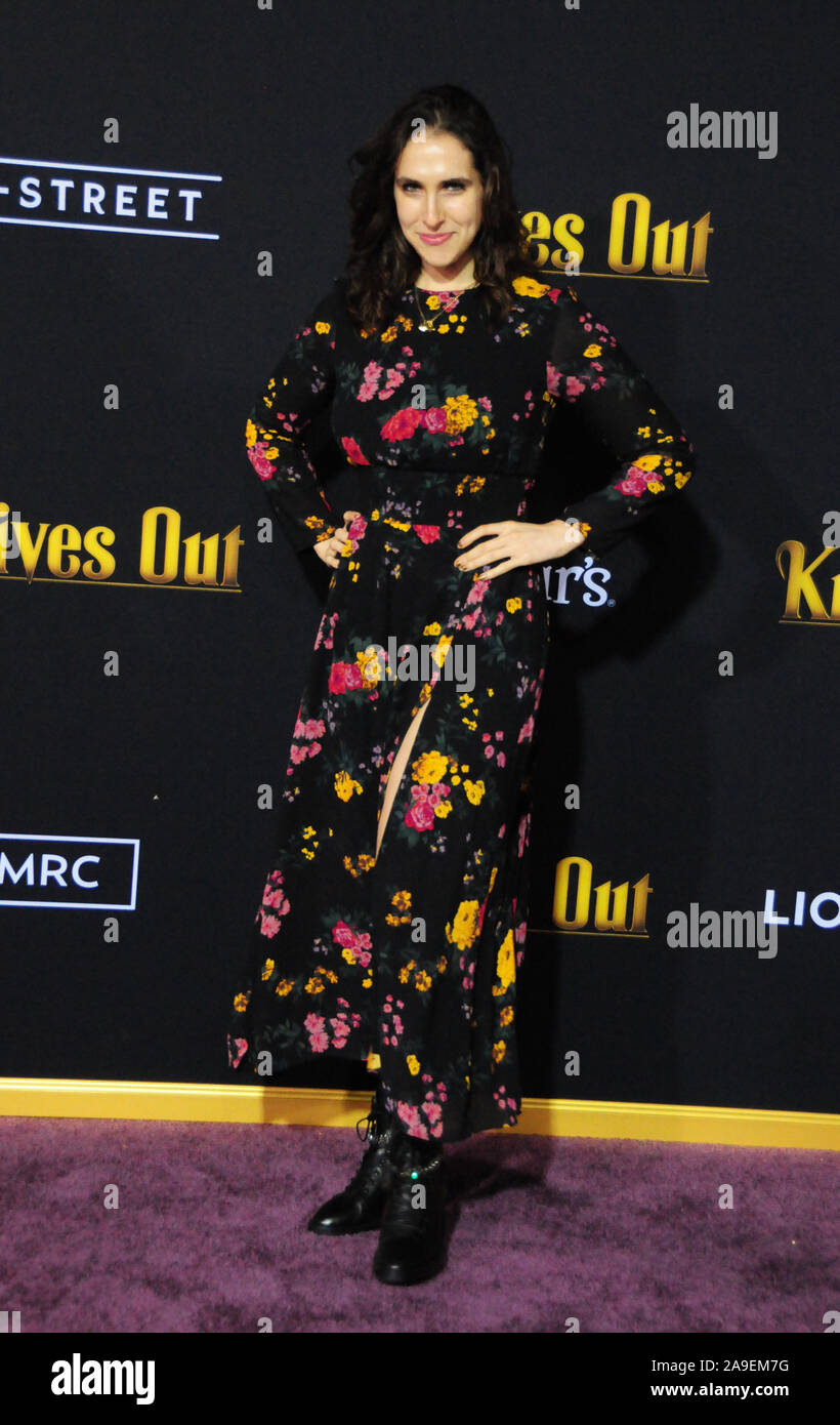 Los Angeles, California, USA 14th November 2019 Writer Megan Amram ...