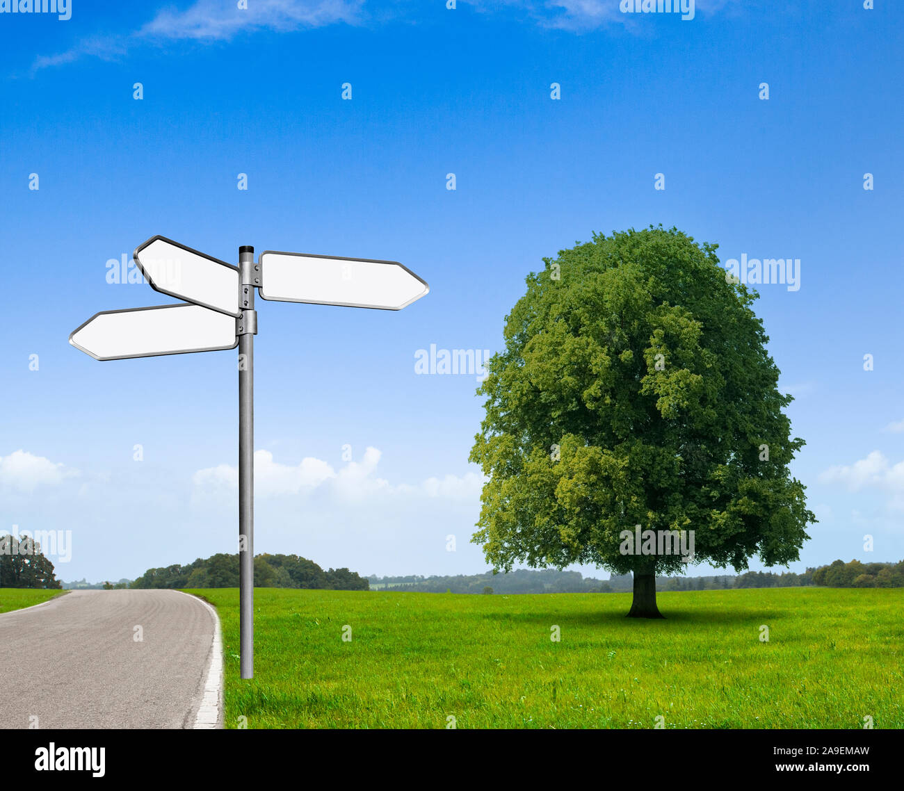 Scenery and scenery guide rural roads hi-res stock photography and ...