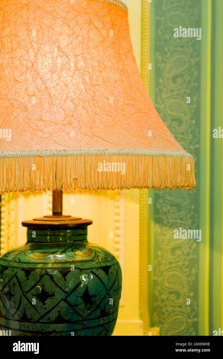 Old fashioned lampshade hi-res stock photography and images - Alamy