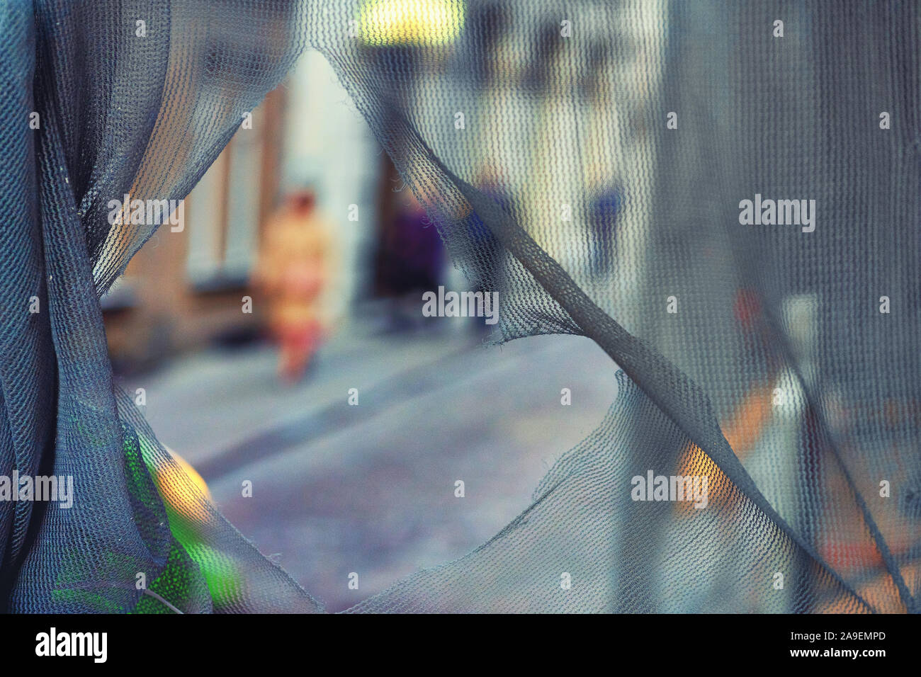 Through fabric net hi-res stock photography and images - Alamy