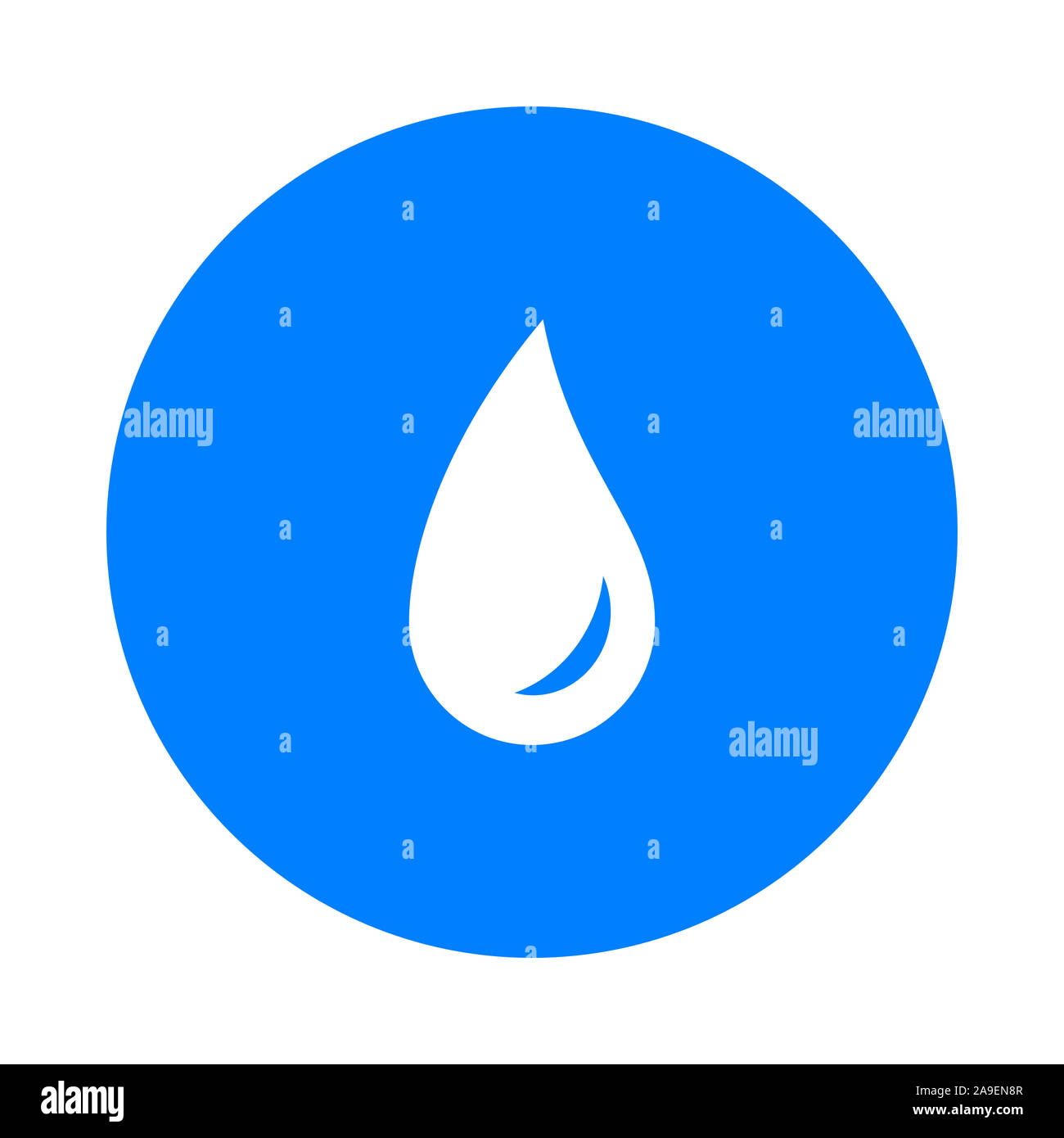 Water drop and circle Stock Photo - Alamy
