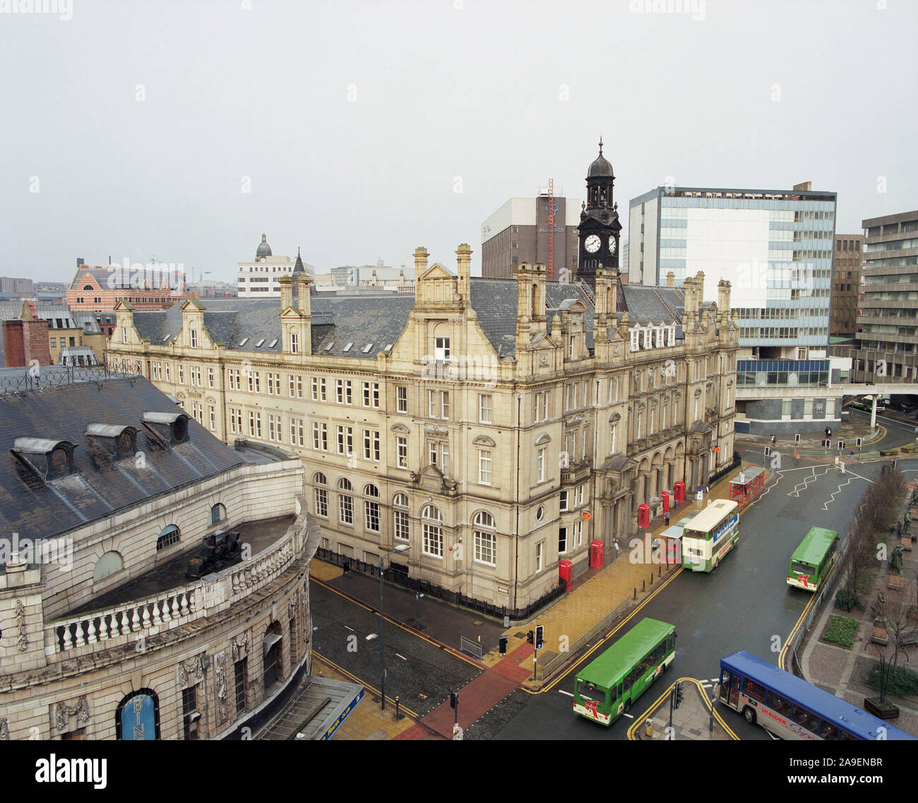 1995 Leeds City Centre, West Yorkshire, Northern England, UK Stock ...