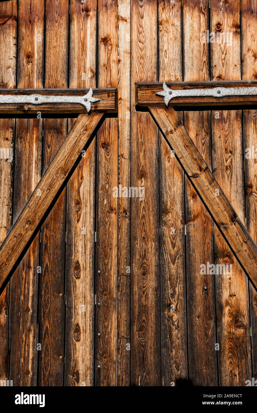 Old wooden farm gates hi-res stock photography and images - Alamy