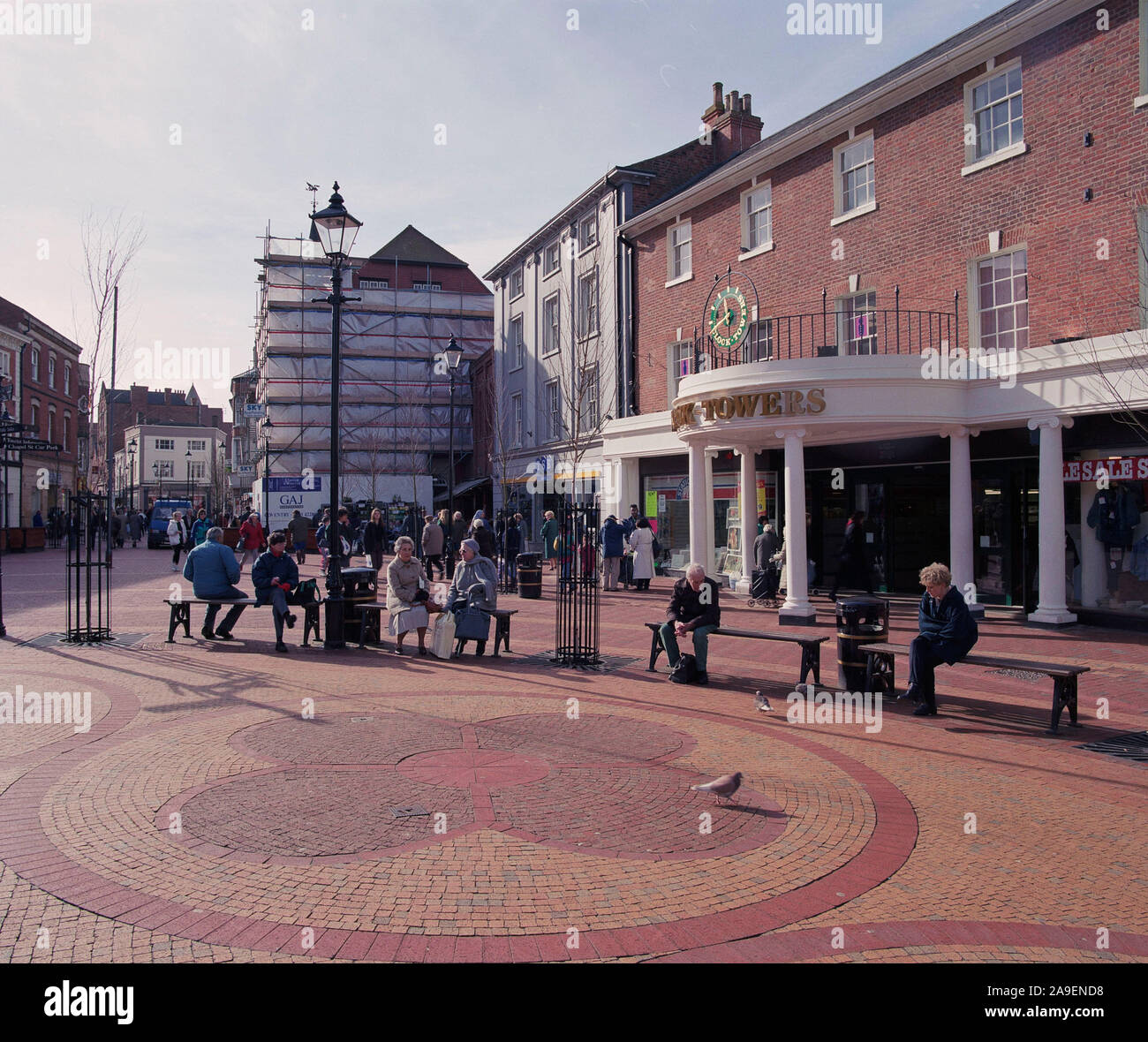 Rugby town uk 1990's hi-res stock photography and images - Alamy