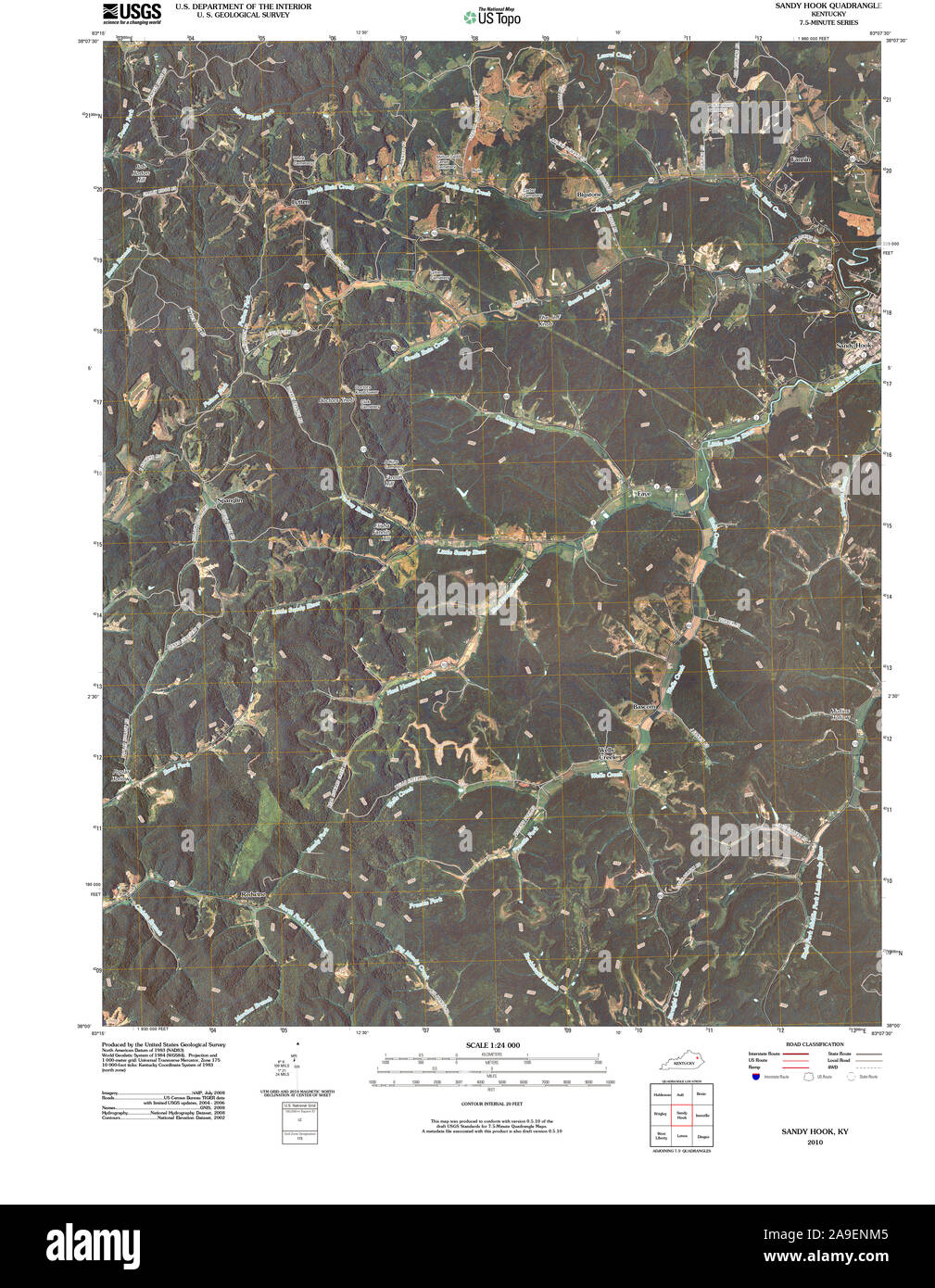 Map of sandy hook hi-res stock photography and images - Alamy