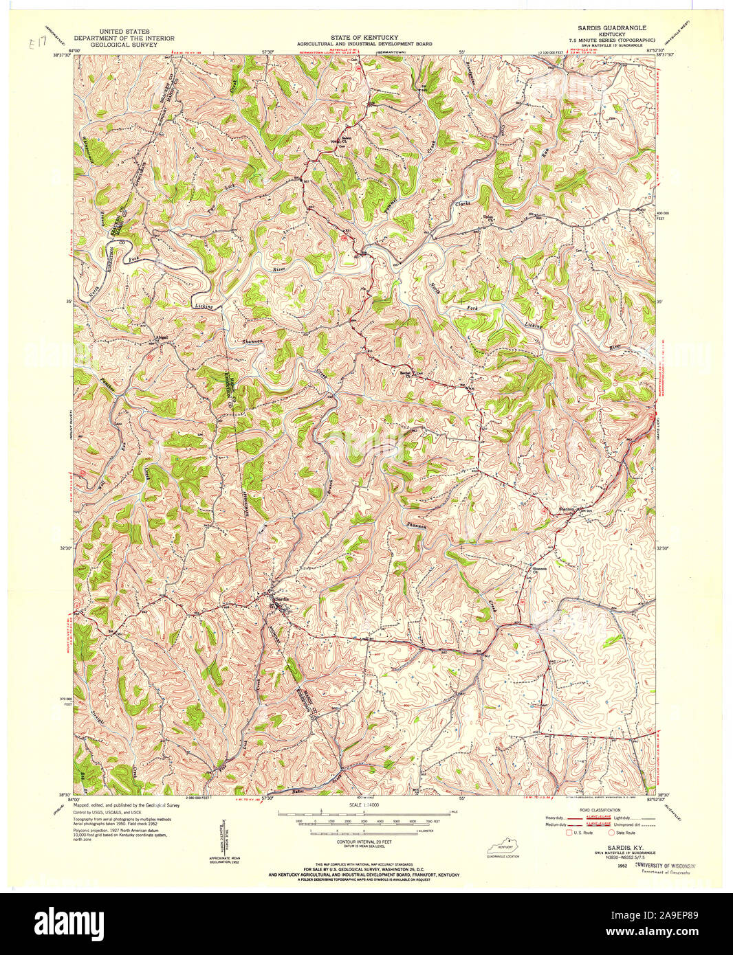 Sardis map Cut Out Stock Images & Pictures - Alamy