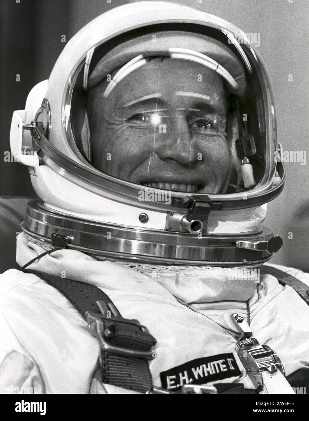 Astronaut Edward H. White II, pilot for NASA's Gemini IV mission is ...