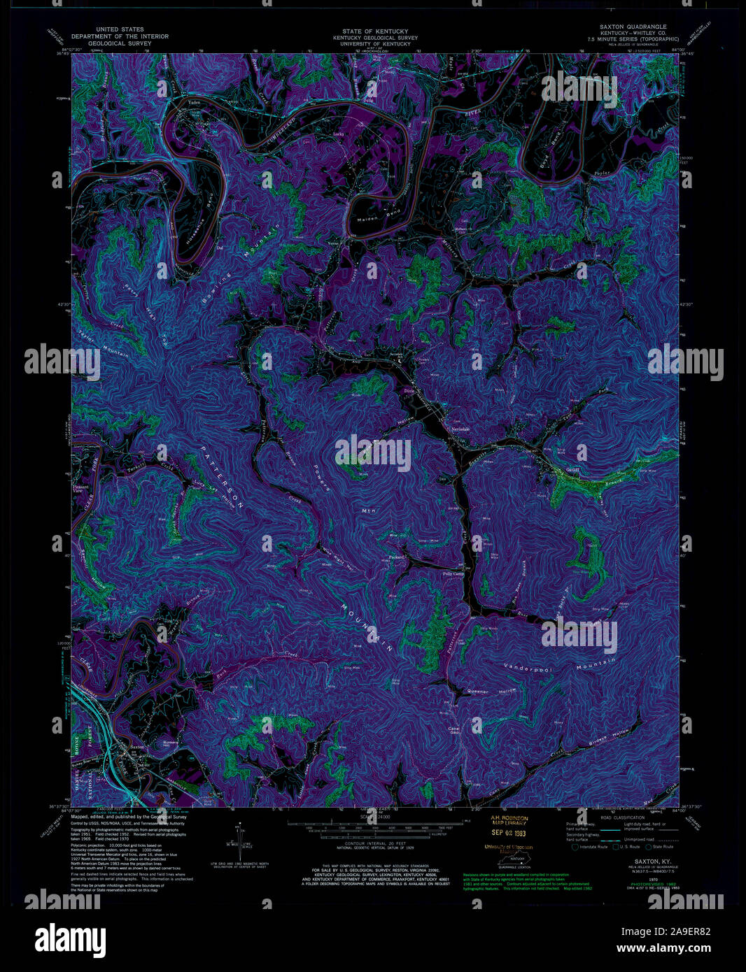 Saxton map hi-res stock photography and images - Alamy