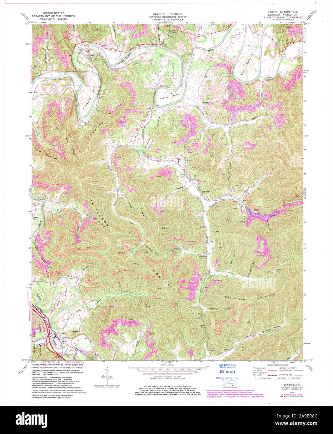 Saxton map hi-res stock photography and images - Alamy