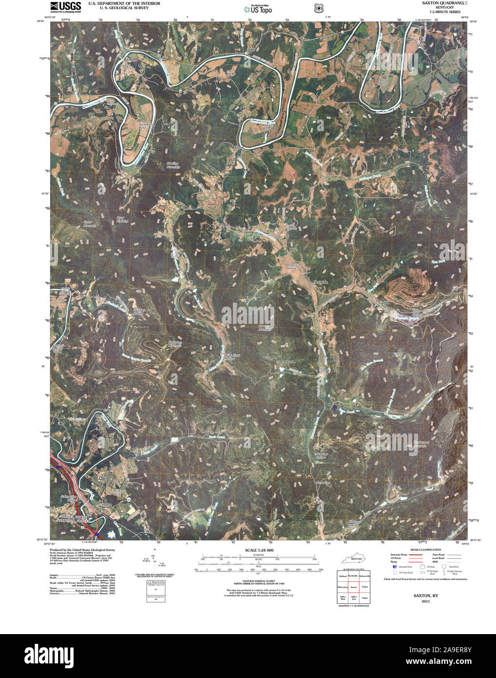 Saxton map hi-res stock photography and images - Alamy