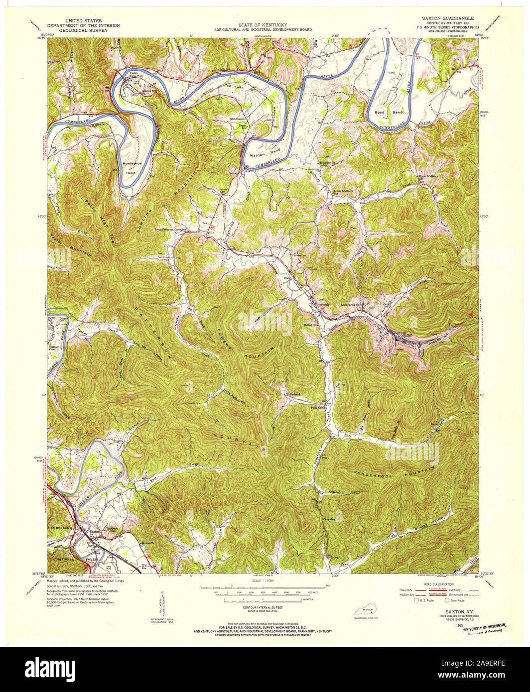 Saxton map hi-res stock photography and images - Alamy
