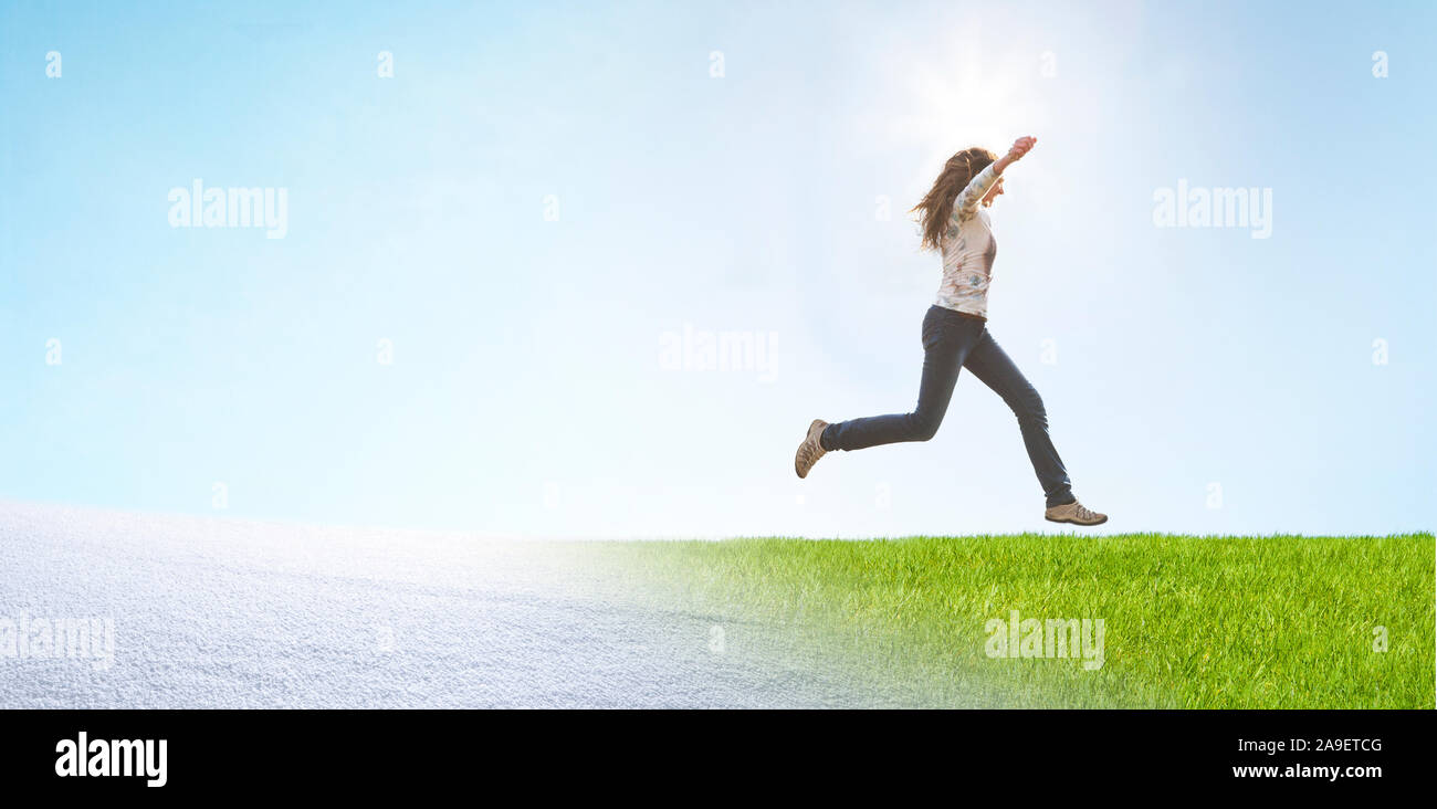 Woman space hi-res stock photography and images - Alamy