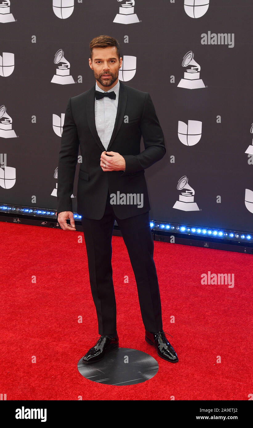 Las Vegas, USA . 14th Nov, 2019. Ricky Martin attends the 20th Annual ...