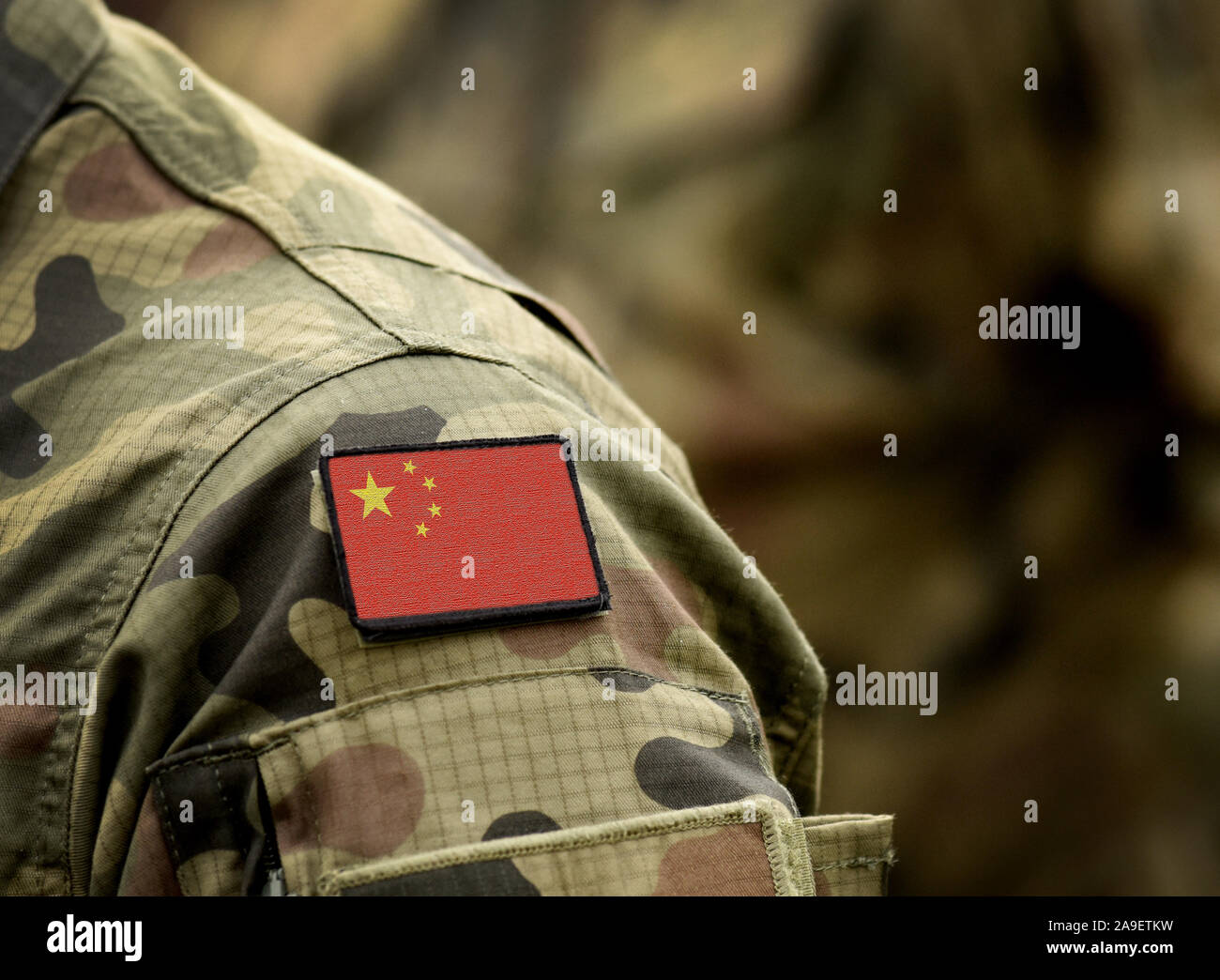 China army parade flag hi-res stock photography and images - Alamy