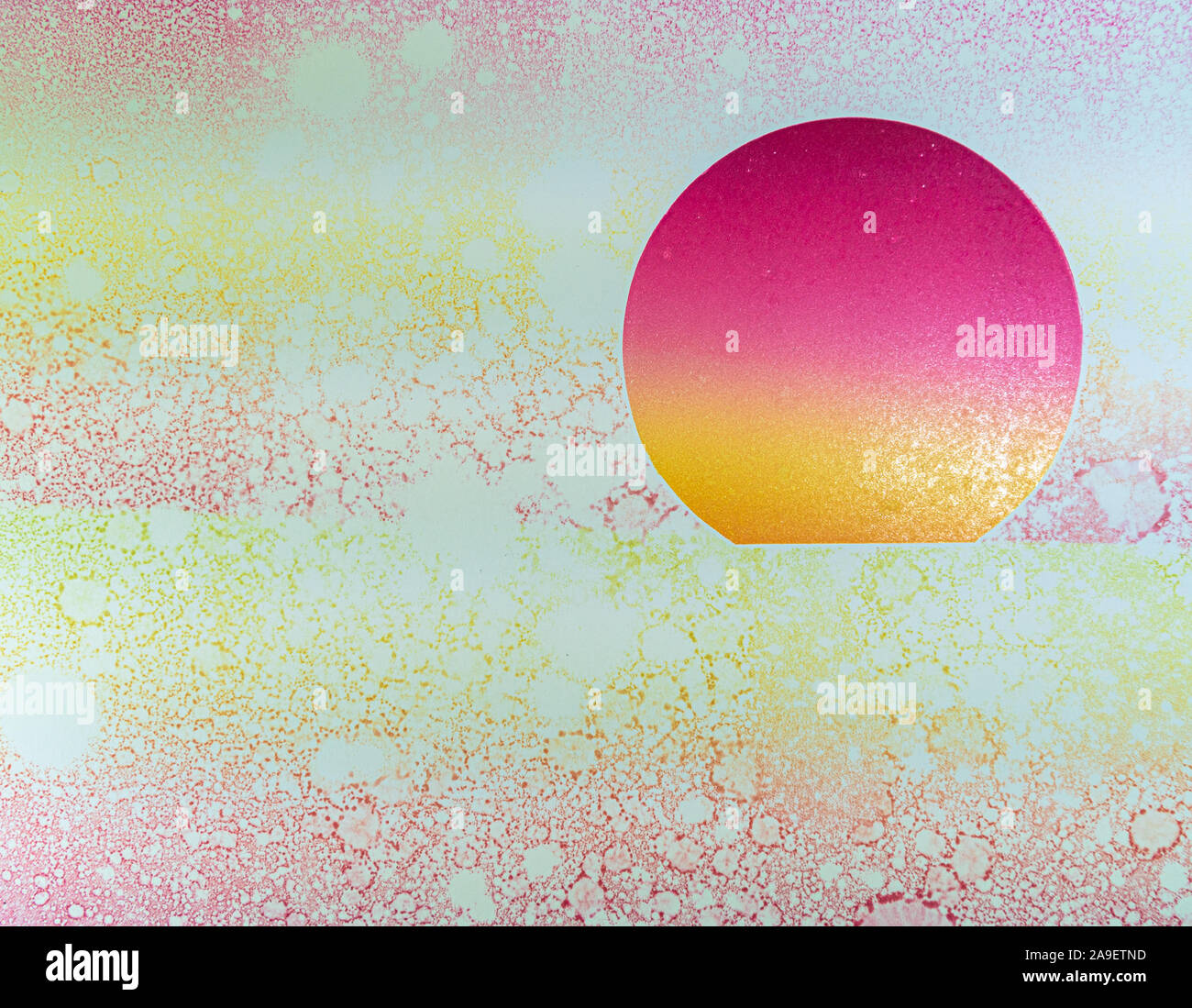texture of water droplets on printing paper of graphic art Stock Photo ...