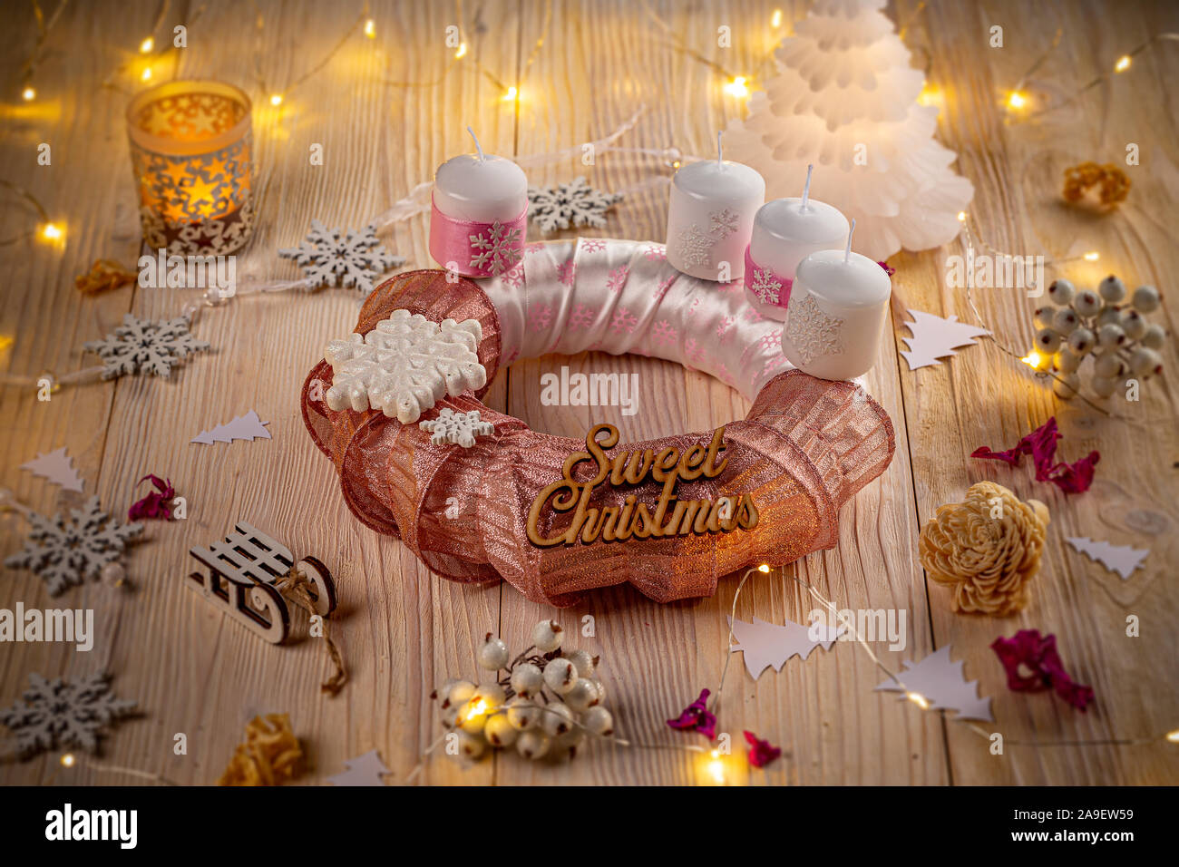 Advent calendar candle hi-res stock photography and images - Alamy